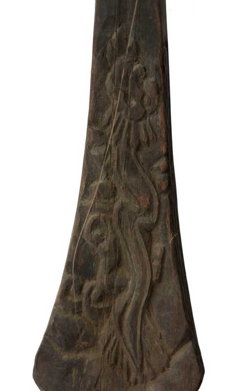 Ancien Dranyen Tungna Dragon : Luth Népalais 63 cm