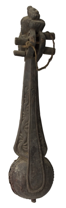 Ancien Dranyen Tungna Dragon : Luth Népalais 63 cm