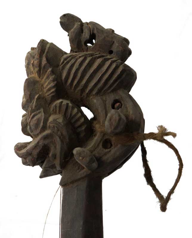 Ancien Dranyen Tungna Dragon : Luth Népalais 63 cm