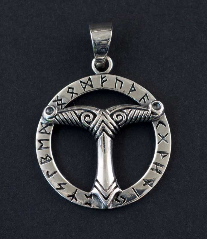 Pendentif Yggdrasil Irminsul - Bijoux Viking en Argent