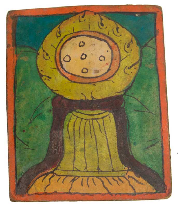 Tsakli Miroir Adharsha-peinture initiatique Thangka tibetain Mongolie ...