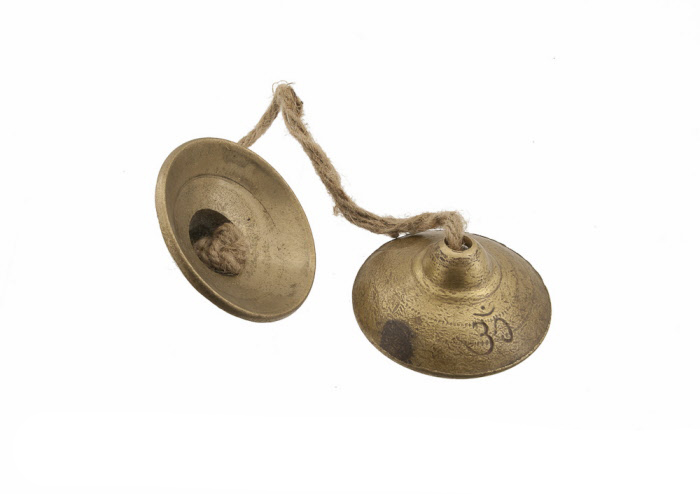CYMBALES TINGHSA CHAPPA MODELE ANCIEN EN LAITON OM GRAVE 450 g 7152 AB3