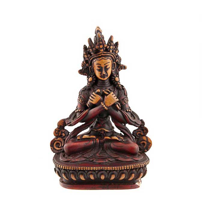 statue tibetaine Bouddha Vajradharma resine
