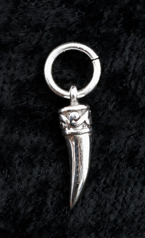 Pendentif Dent Griffe de tigre-Bijou en Argent 925