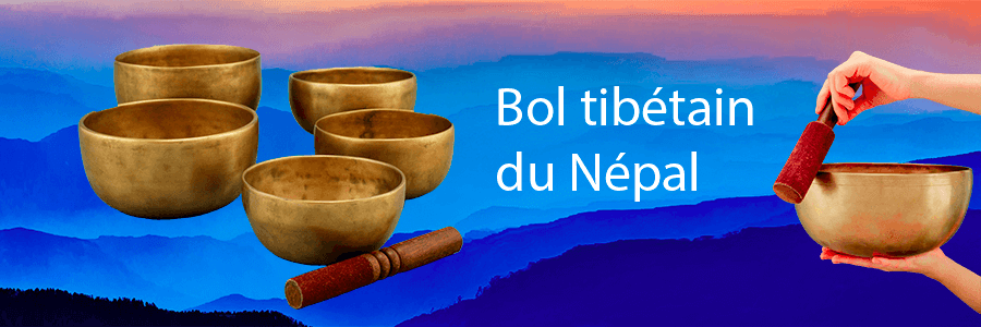 Bol tibétain - Bienfait Traditionnel Artisanal - Bols chantants - Népal