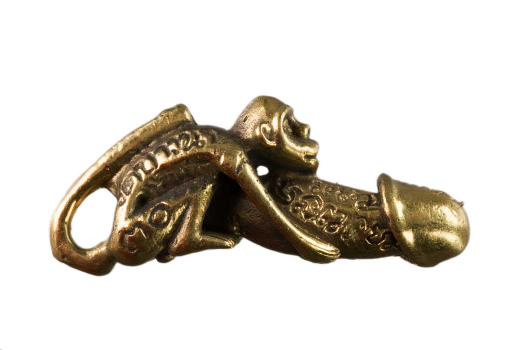 Amulette phallique - Palad khik- Singe - Thaïlande 464