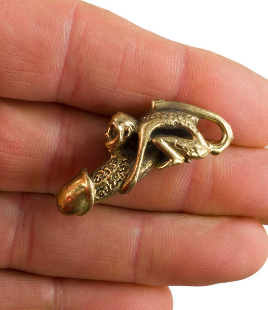 Amulette phallique - Palad khik- Singe - Thaïlande 464