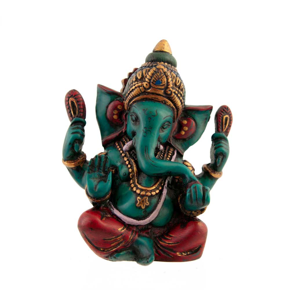 STATUE DE GANESH ELEPHANT EN RESINE PORTE BONHEUR GANESHA 1869