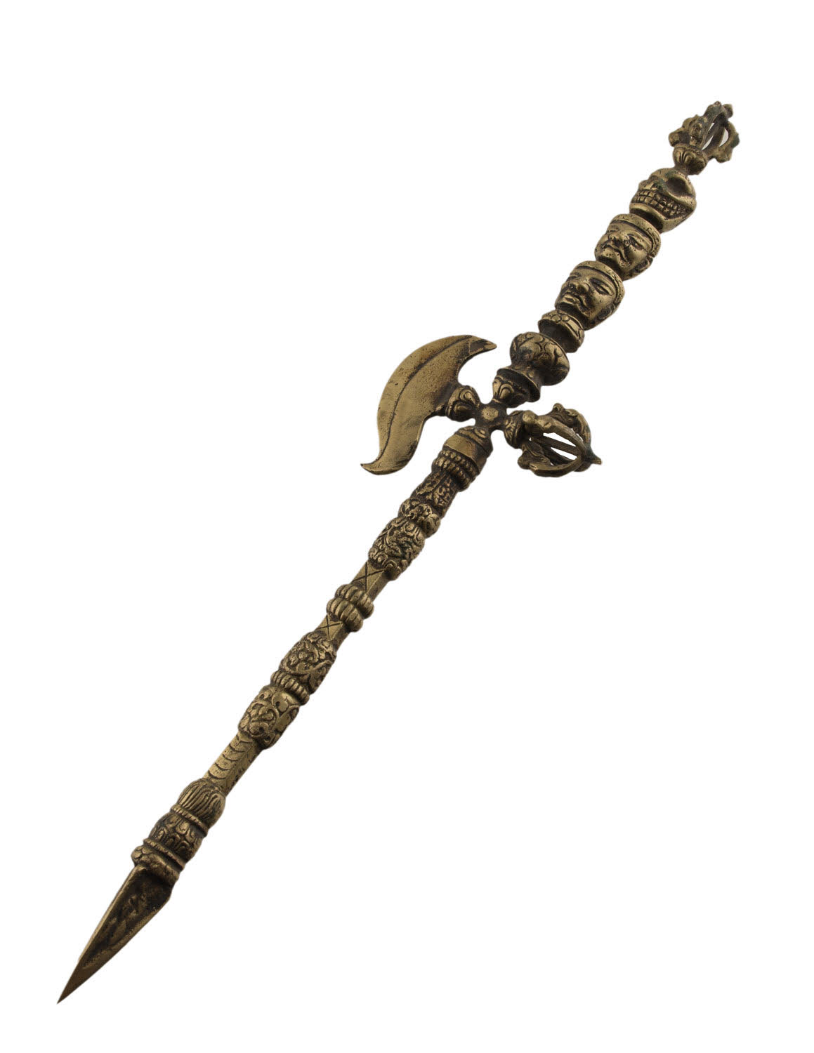 Khatvanga -Parashu-baton de cérémonie tantrique trishu rituel Chamane ...