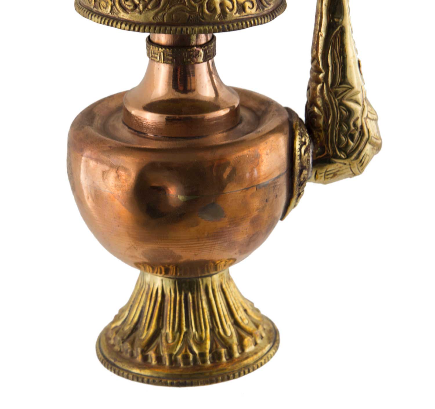 Bumpa Vase de vie Kalasha cuivre Boumpa rituel bouddhique tibétain 19.5 ...