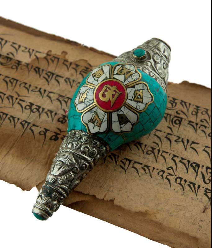 Conque Dakshinavarta -Instrument de musique coquillage-Dung kar-Tibet
