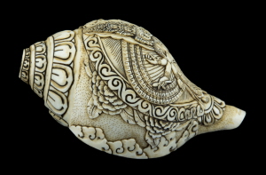 Conque Tibétaine Avalokiteshvara Shanka – Népal