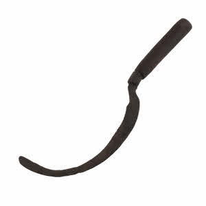 Ancienne faucille à riz serpe népalaise avec support sculpté Tibet ...